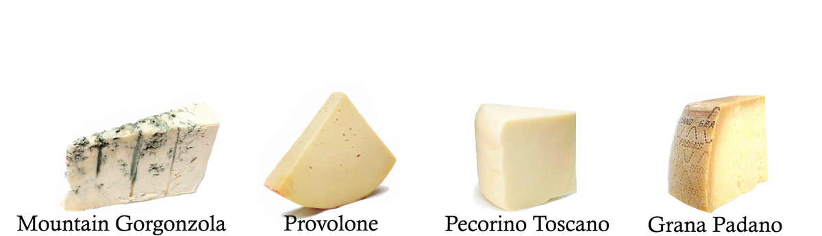 Italian Cheese Sampler, 2-Pound Provolone Piccante, Grana Padano, Moun ...